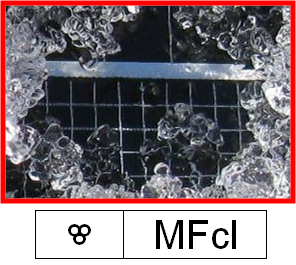 Snow Grains Photo Gallery | Clustered rounded grains: [MFcl2]